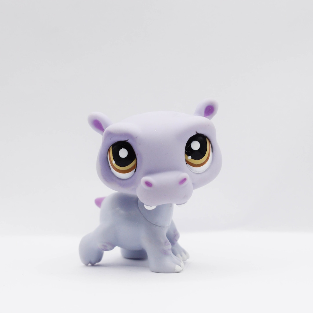 LPS Hippo 1449 Authentic Littlest Pet Shop Hasbro Collector Toys My ...