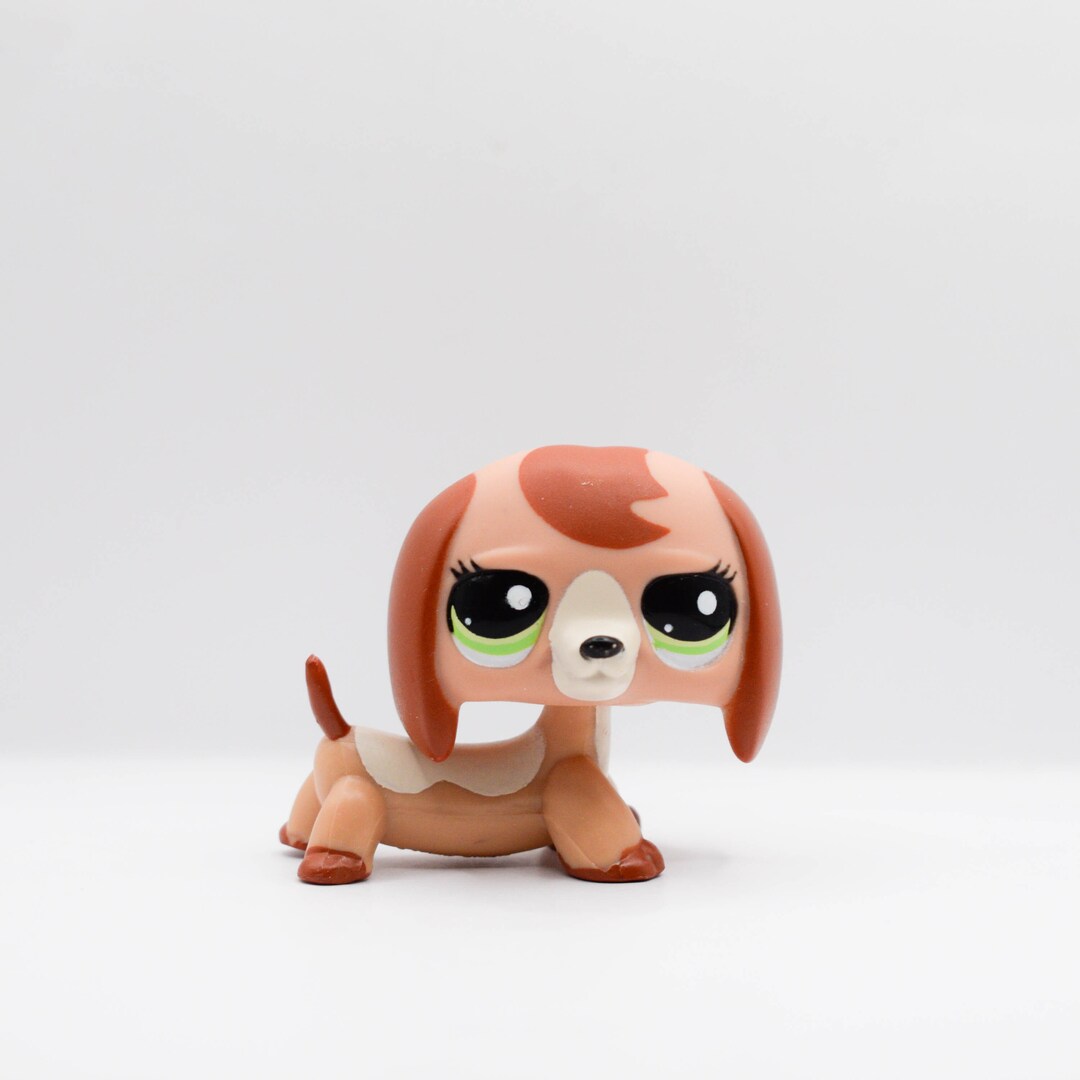 LPS Cute Dachshund 2035 Authentic Littlest Pet Shop Hasbro Collector ...
