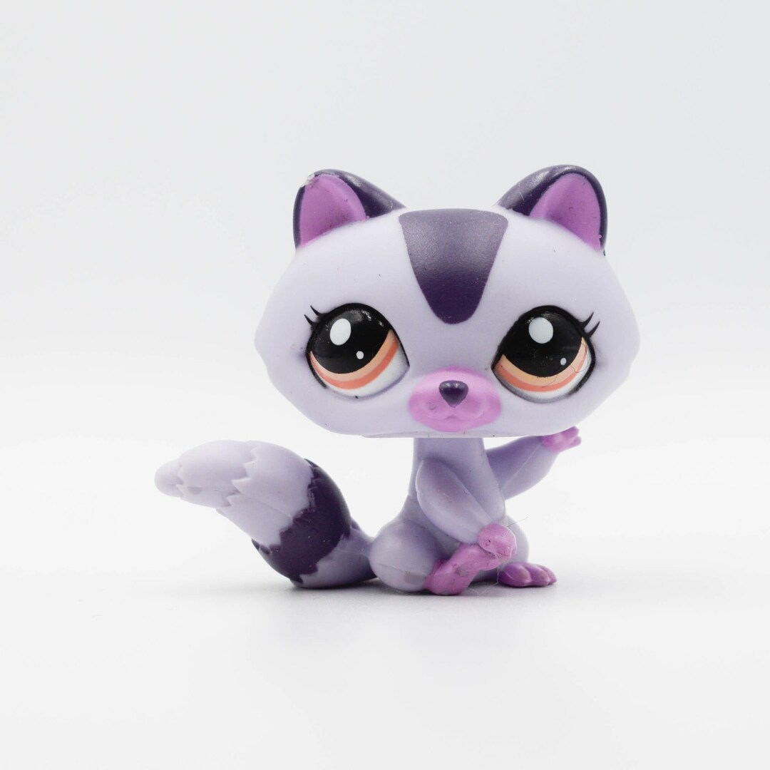 LPS Cute Raccoon 1622 Authentic Littlest Pet Shop Hasbro Collector Toys ...