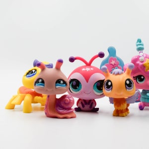 LPS Mixed Lot of Bugs Authentic Littlest Pet Shop Hasbro Collector Toys ...