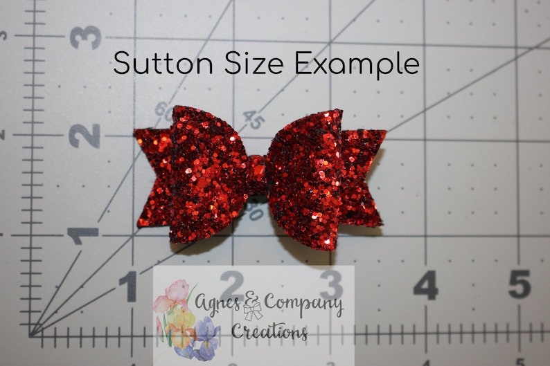 Sutton Single Loop Mini Pigtail Bows Pair Classic Black Chunky - Etsy