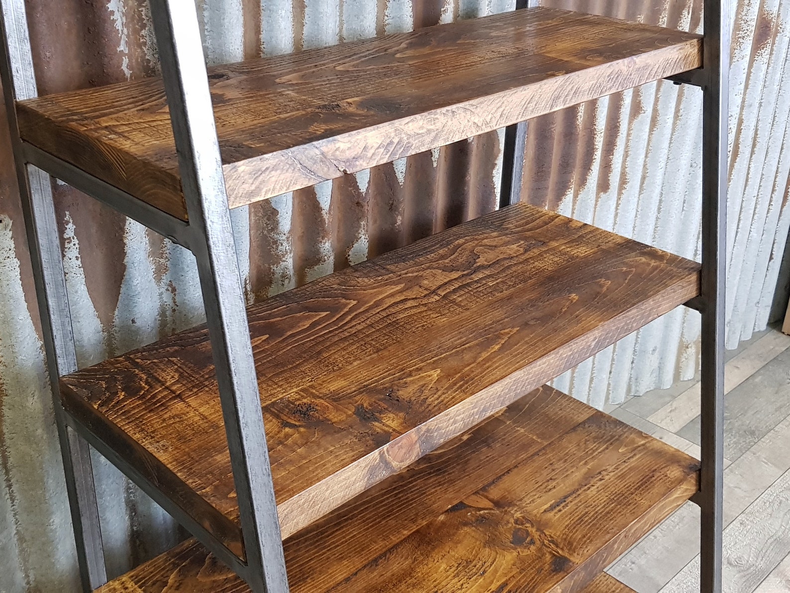 Ladder Shelving Unit Freestanding Shelving Unit Lean-too - Etsy UK