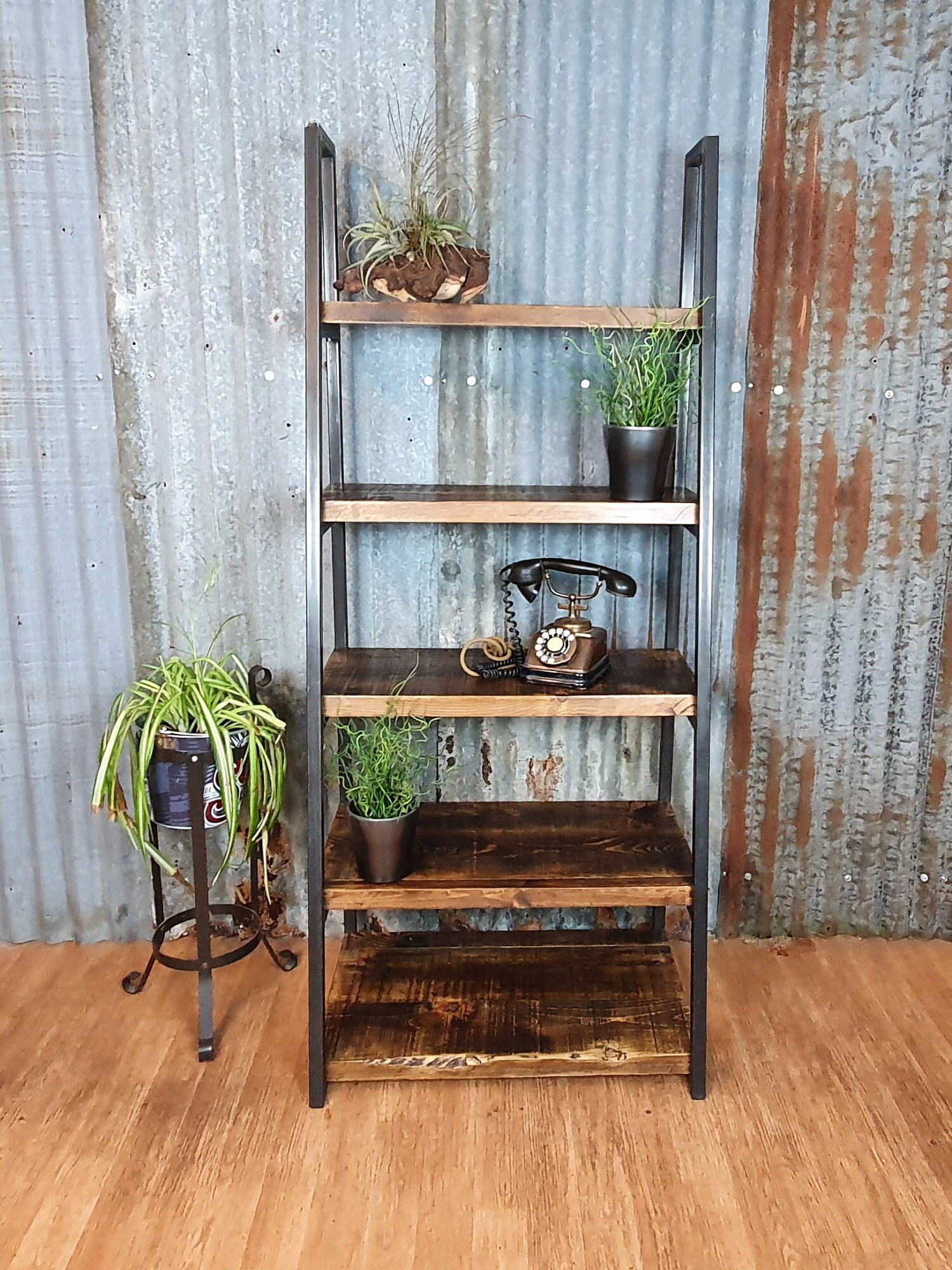 Industrial Free Standing Ladder Shelving Unit Lean To Bespoke Shelving Industrial Free Standing Ladder Shelving Unit Lean To Bespoke Shelving