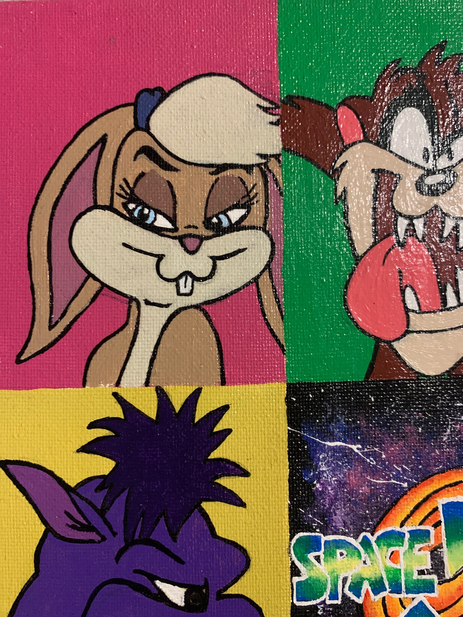 Space Jam Painting - Etsy