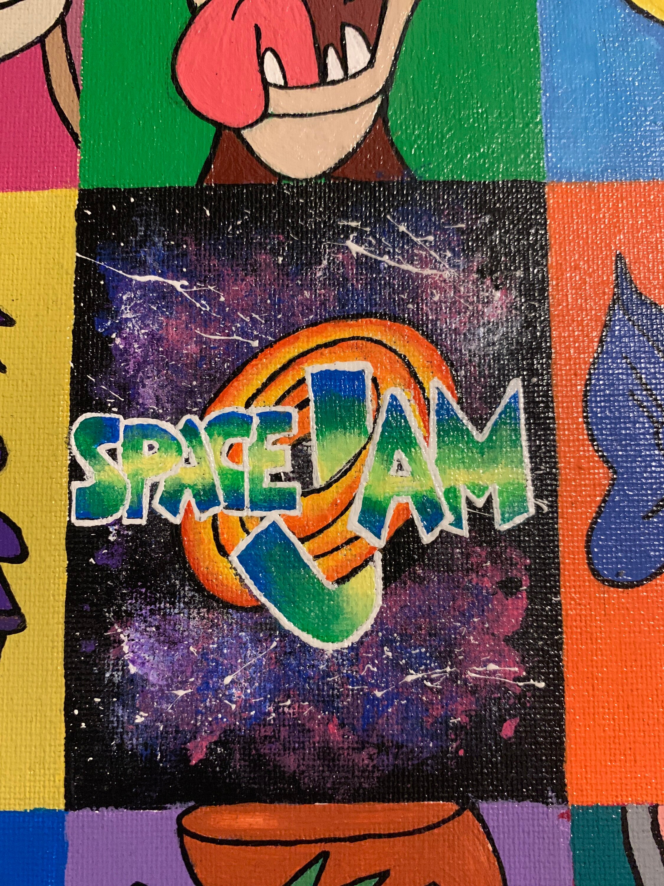 Space Jam Painting - Etsy