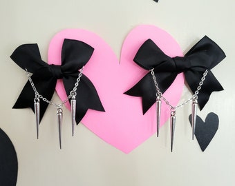 Pastel Goth Bow - Etsy