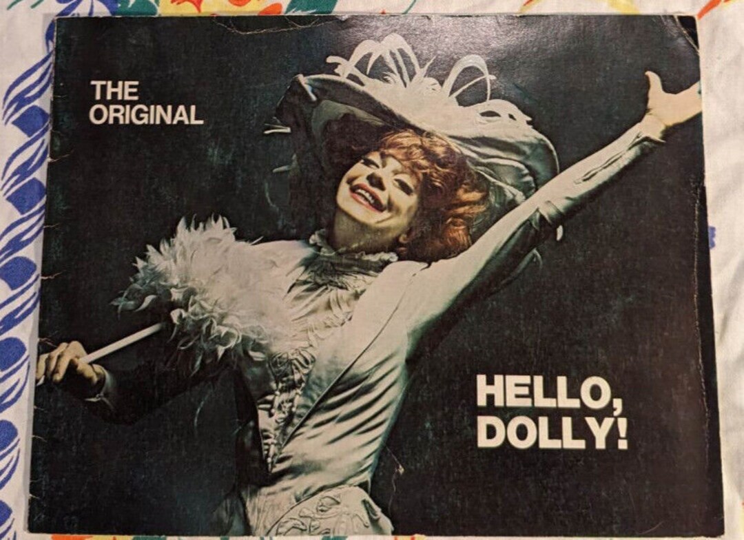 1977 Hello Dolly Theatre Program Book Carol Channing in - Etsy