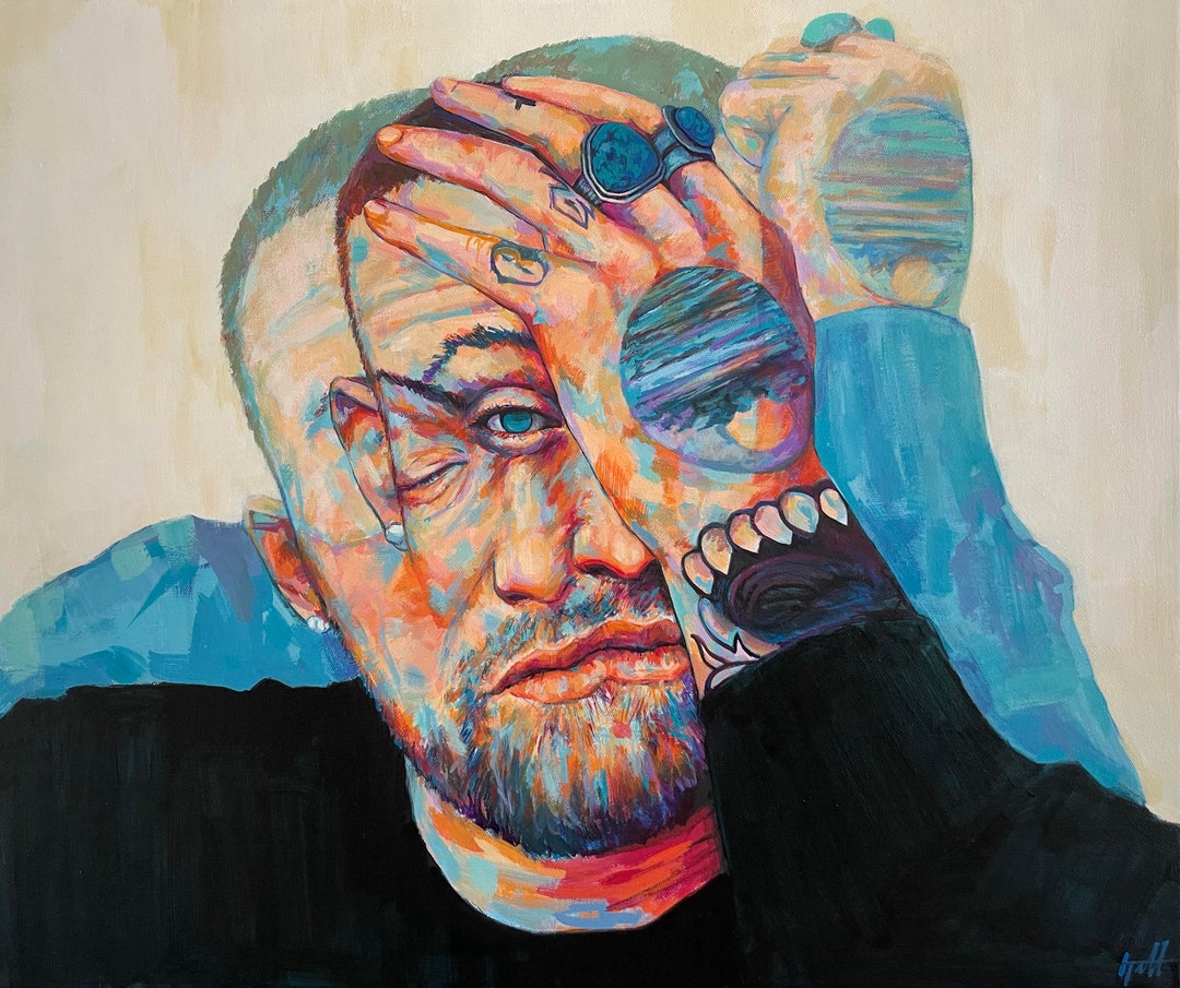 Mac Miller Portrait Original Painting on 20x24 Canvas - Etsy