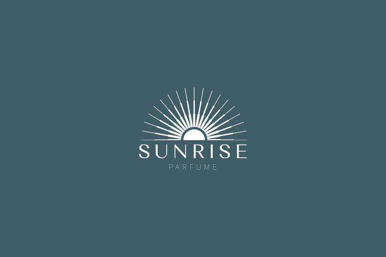 Sunrise Logo - Star Logo - Celestial Logo - Esoteric Logo - Astrology ...