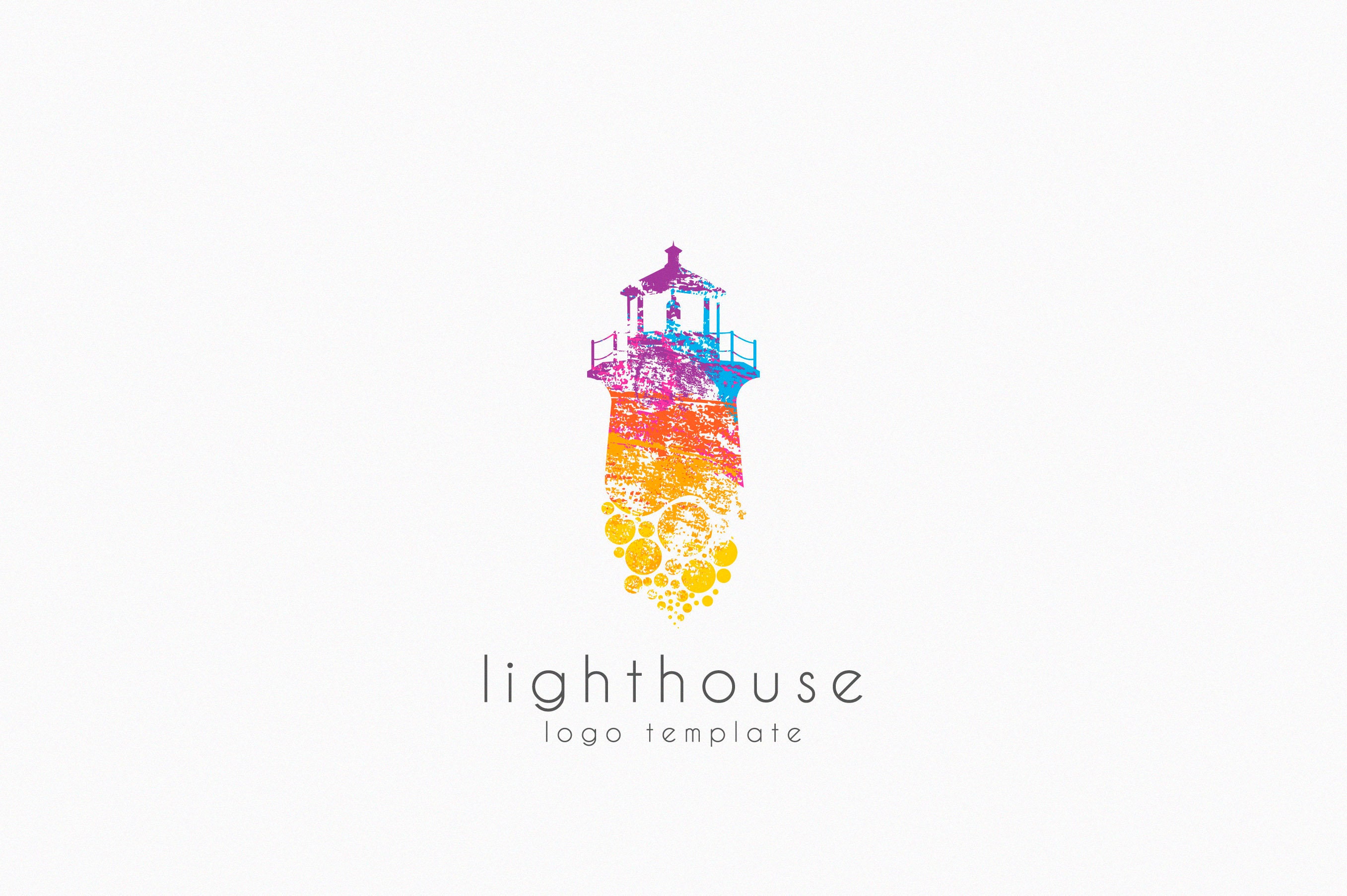 Colorful Lighthouse Logo Design – Sea, Ocean, Marine (digital) - Etsy UK