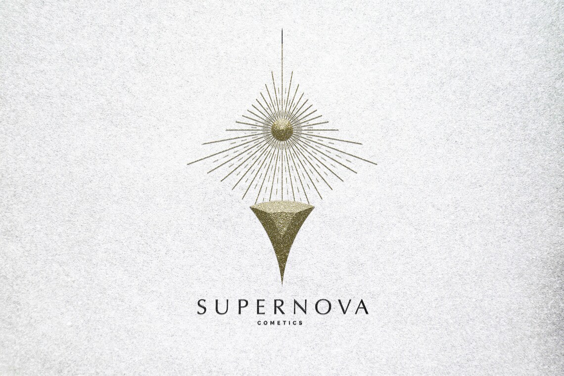 Celestial Logo Design Custom Logo Design Sun Logo - Etsy