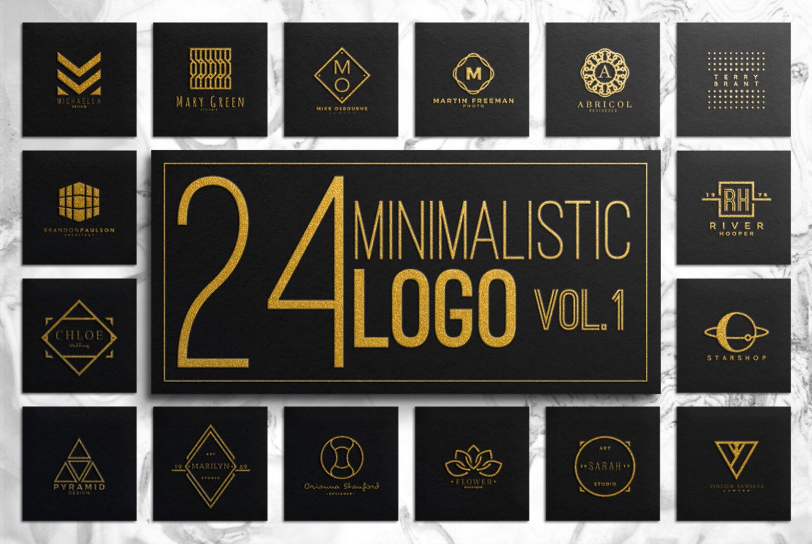 24 Minimalistic Logo VOL.1 - Branding - Logos - Minimalistic - Company ...