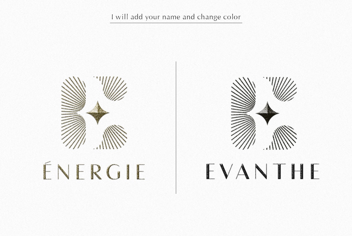 Celestial Logo Design - Custom Logo Design - Sun Logo - Minimal Logo ...