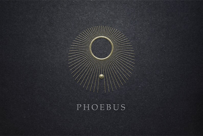 Celestial Logo Design - Custom Logo Design - Sun Logo - Minimal Logo ...