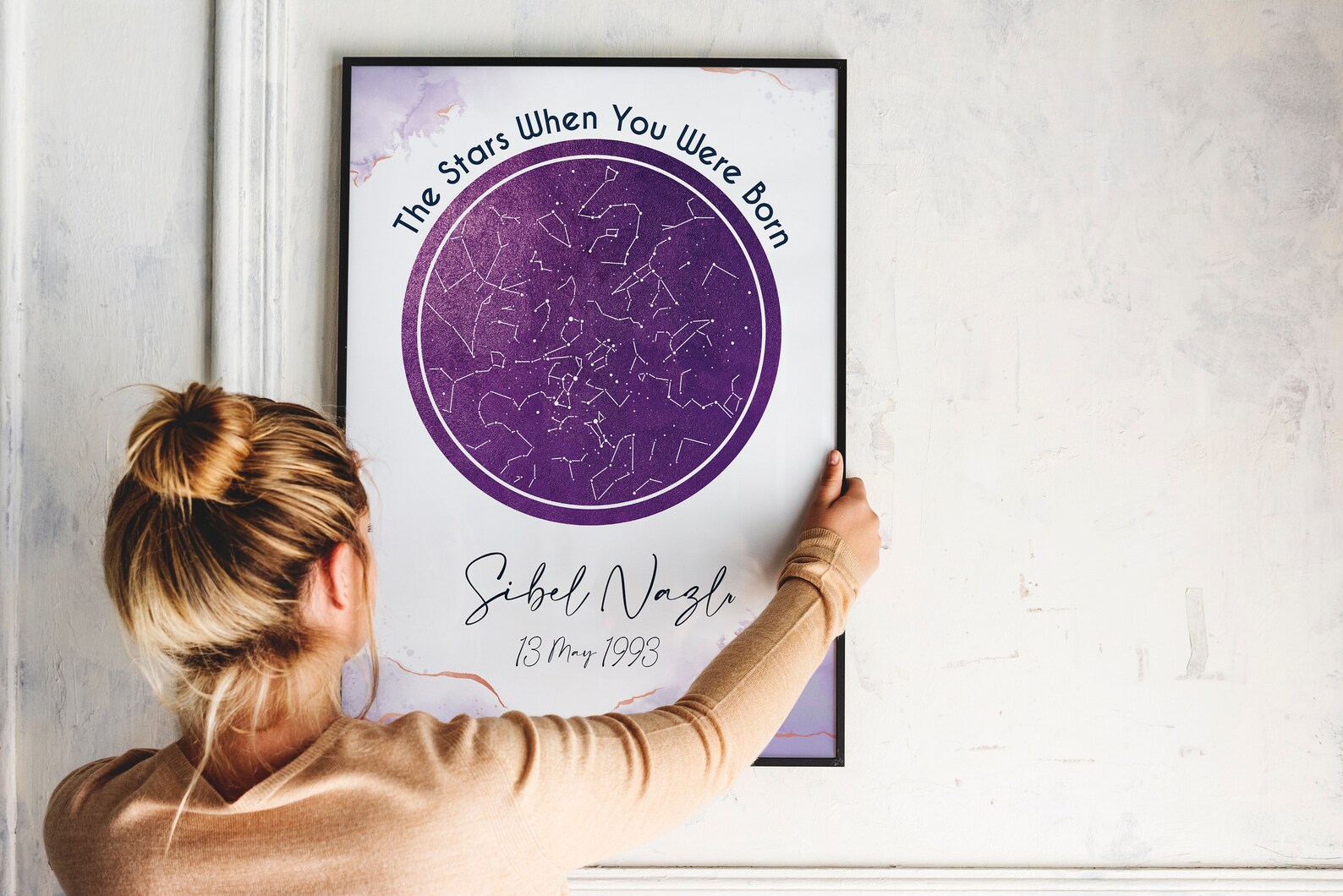 Custom Star Map Date Anniversary Print Star Map Birth - Etsy