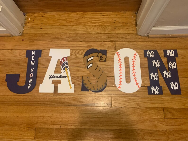 Sport Teams Letters, Wall Letters, Personalized Letters, Kids Decor ...