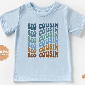 Big Cousin Toddler Shirt Boho Retro Kids Shirt Cute Big - Etsy