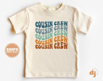 Cousin Crew Toddler Shirt Boho Retro Kids Shirt Cute - Etsy