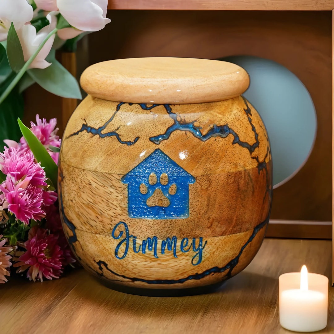 Best Urn for Pet Ashes Box for Memorial Urn for Dog Ashes Casket for ...