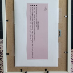 Crystal Grid Art DIY Kit - Make Your Own Crystal Art 8x10 Frame - Etsy