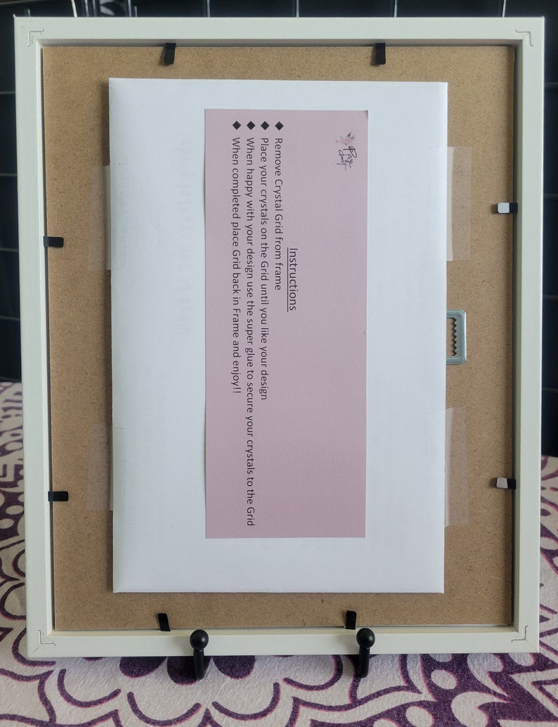 Crystal Grid Art DIY Kit - Make Your Own Crystal Art 8x10 Frame - Etsy