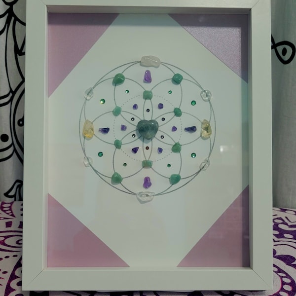 Framed Crystal Art - Etsy