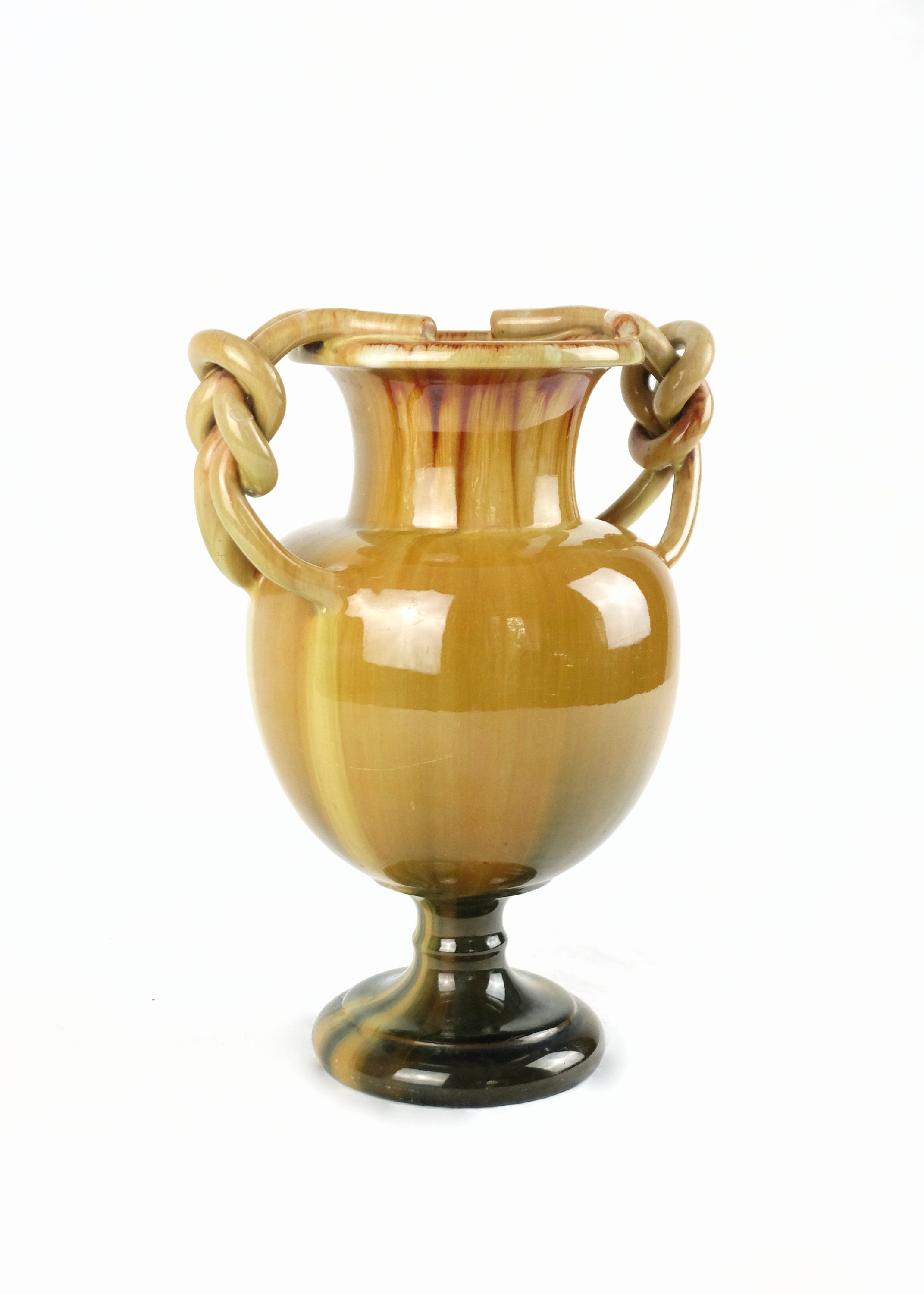 A Pedestal Pottery Vase by Clement Massier - Etsy