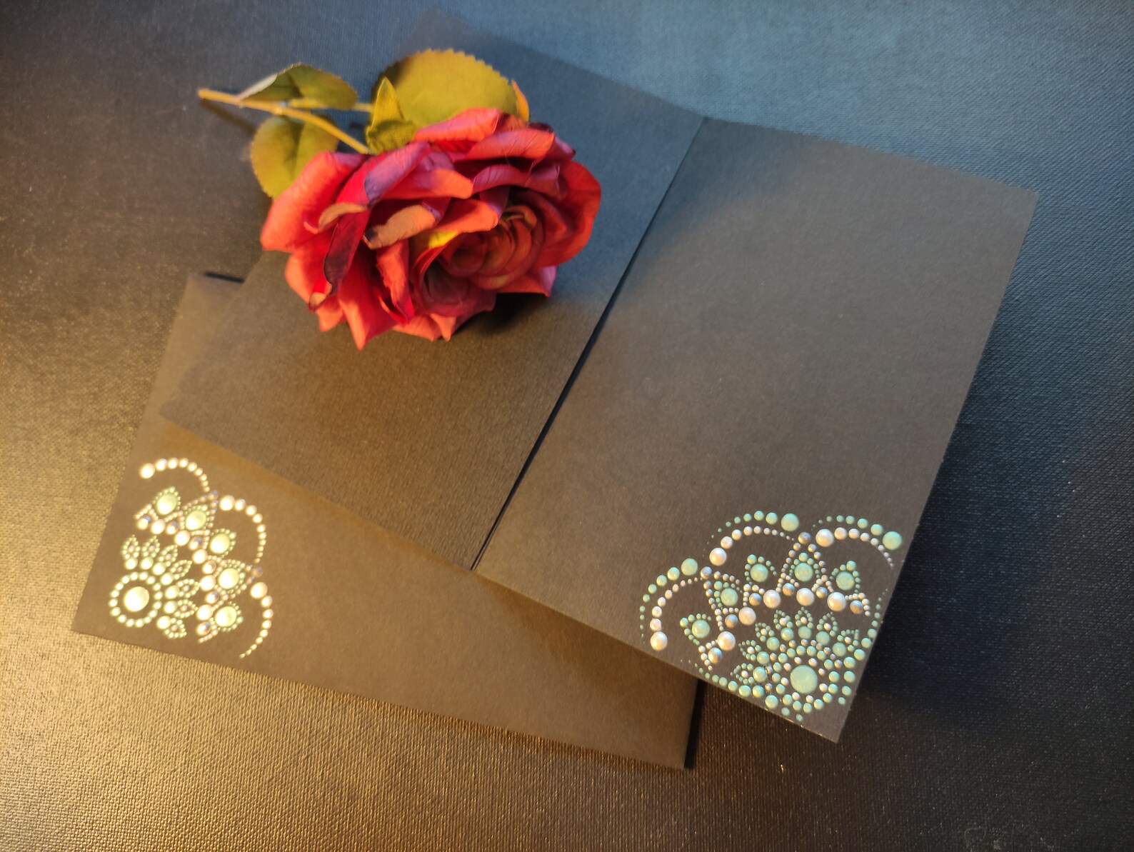 Birthday Card Greeting Card Black Card Christmas Card - Etsy