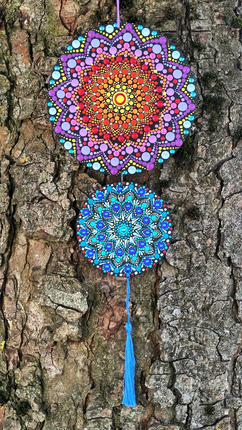 Dot Mandala Wall Decoration Up-lifting and Bright. - Etsy