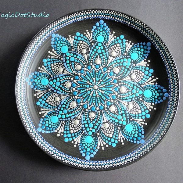 Mandala Plate - Etsy