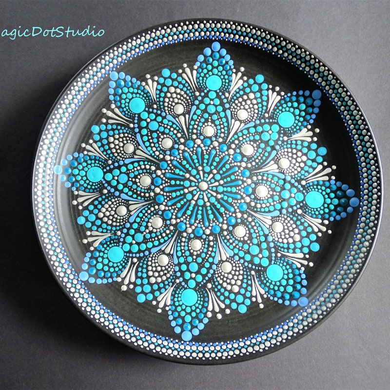 Mandala Plate - Etsy