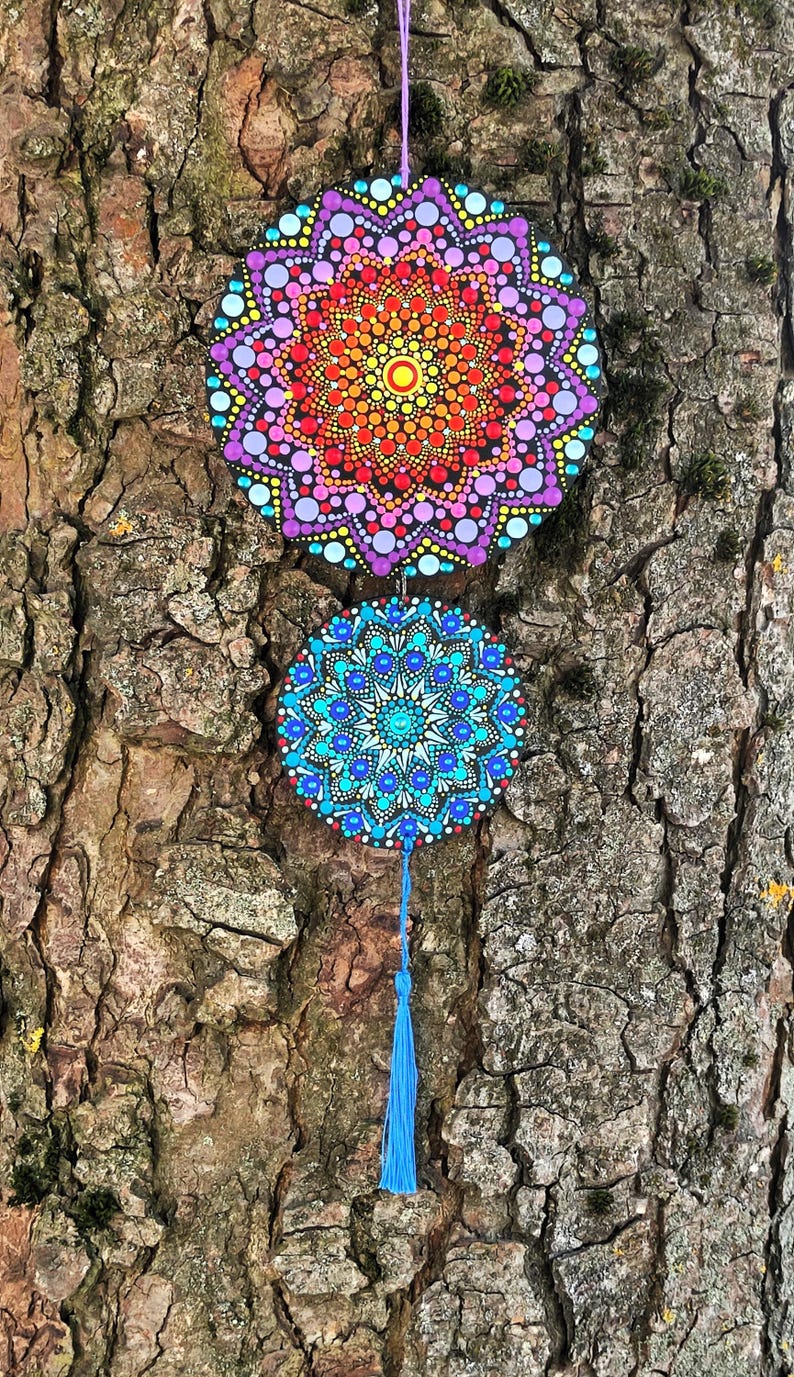 Dot Mandala Wall Decoration Up-lifting and Bright. - Etsy