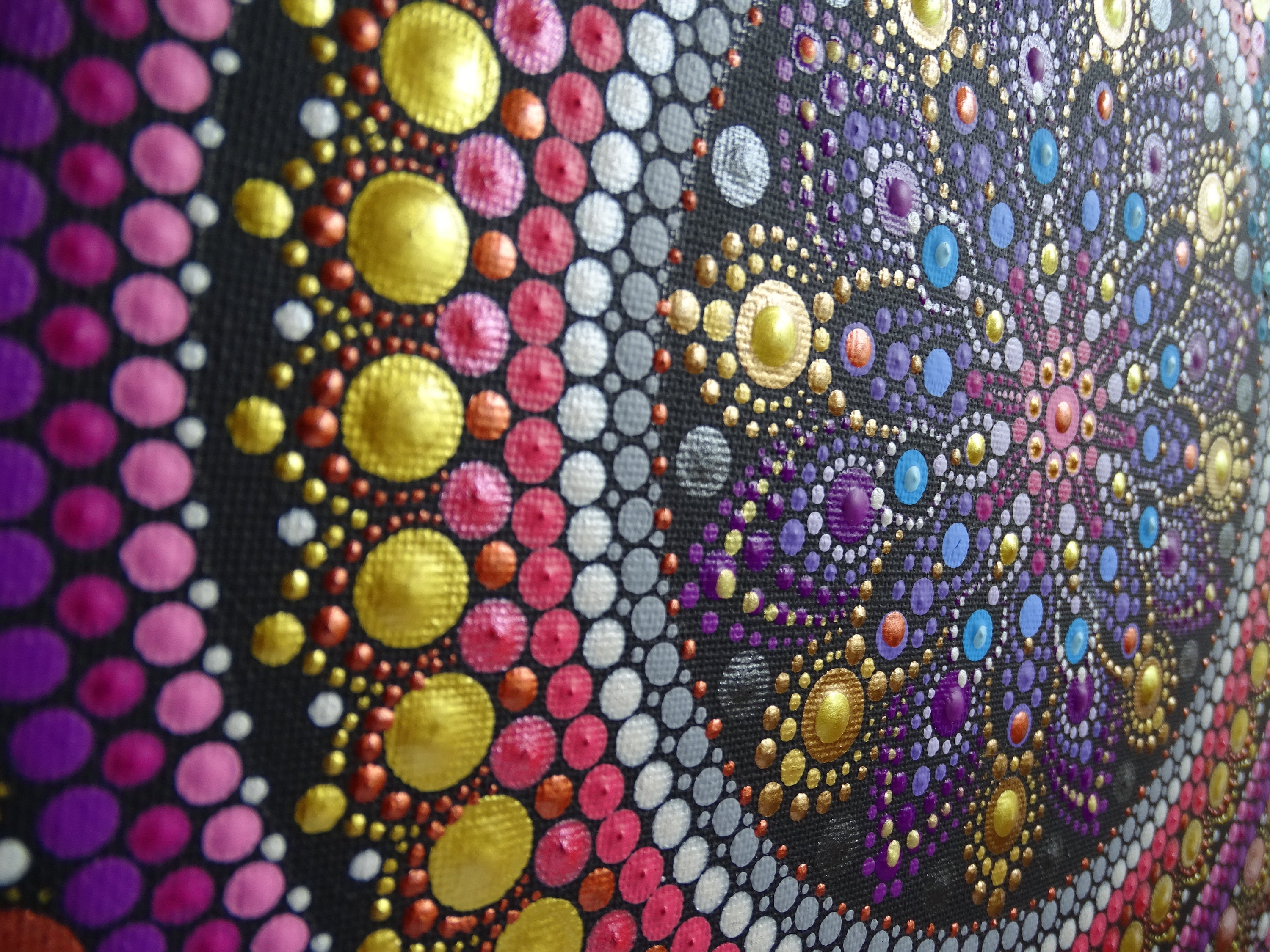 Dot Mandala joy Uplifting Wall Decor - Etsy