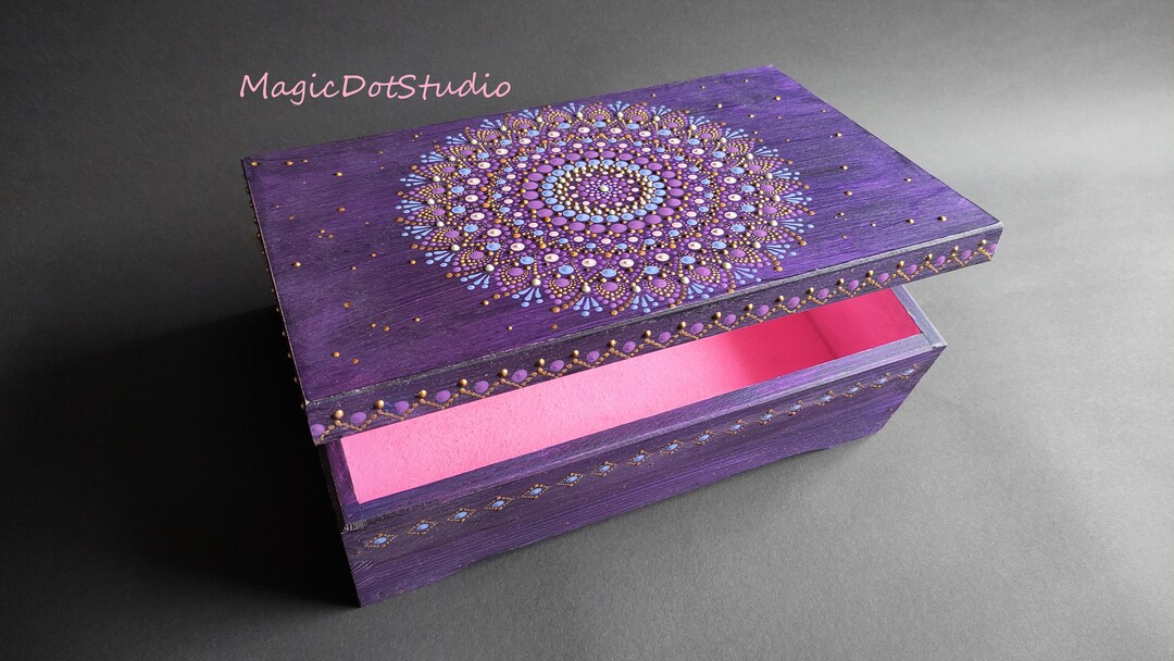 Big Beautiful and Unique Wooden Box Perfect for Little Princess or Yong ...