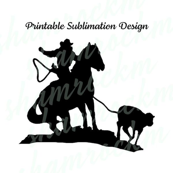 Breakaway Roper Silhouette - Etsy