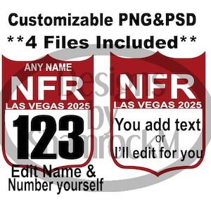 Printable Sublimation Design, Rodeo Back Number NFR, Png Images With ...