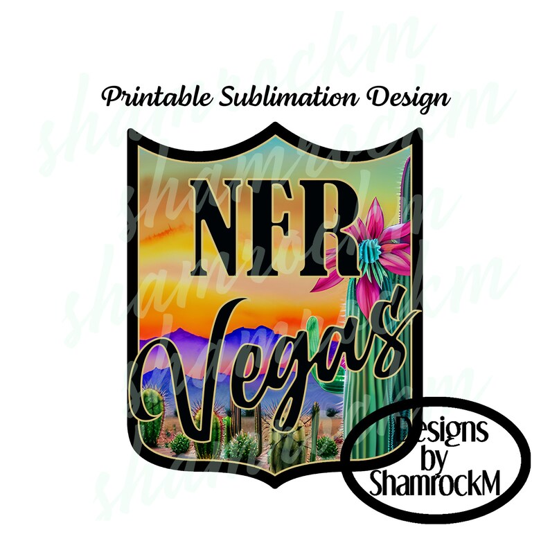Printable Sublimation Design | Back Number | NFR Vegas | Cactus Flower ...
