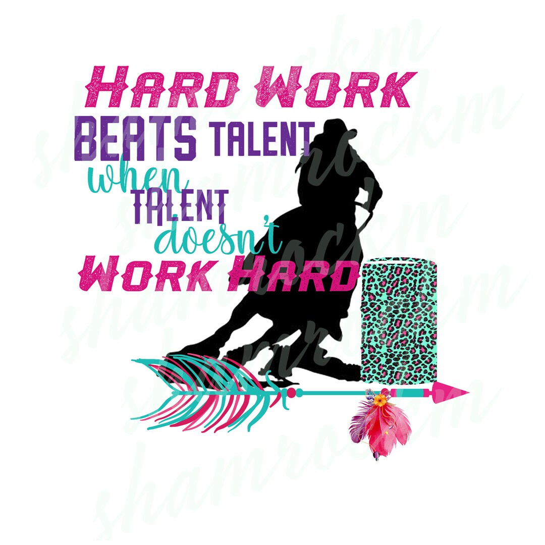 Hard Work Barrel Racer, Png Images With Transparent Background, High ...