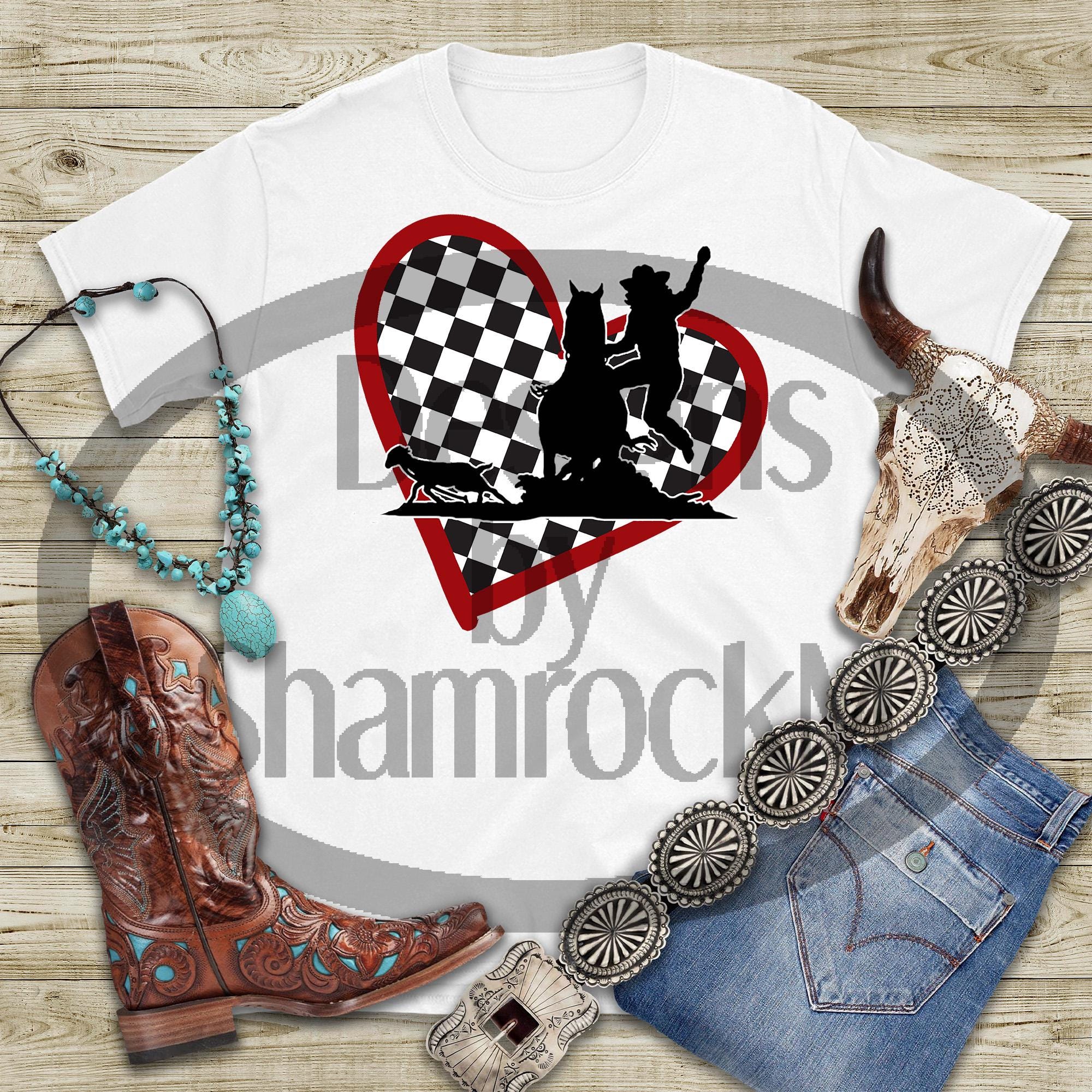Printable PNG Design | Black & White Checkerboard Heart With Goat Tyer ...