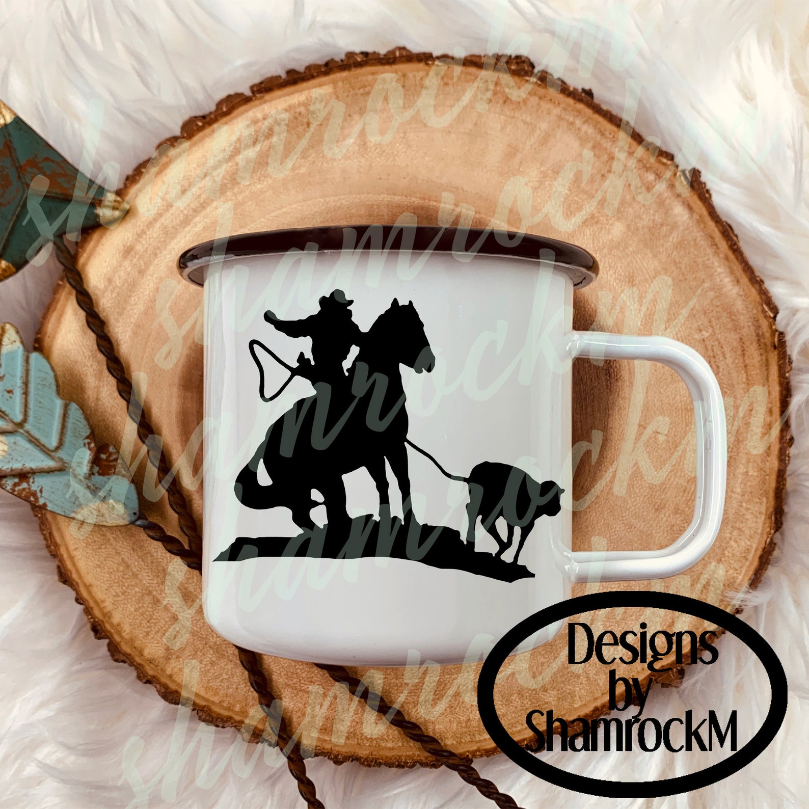 Printable Sublimation Design | Breakaway Roper Silhouette | Western ...