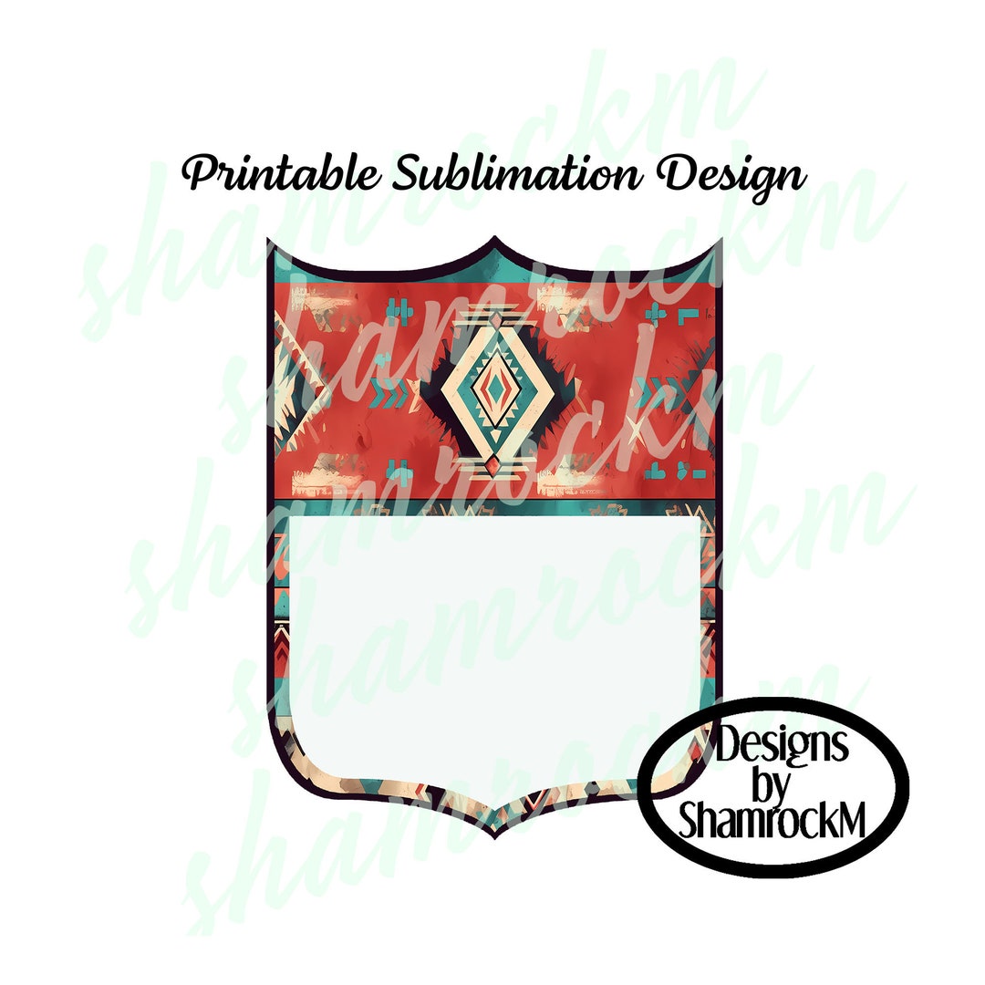 Printable Sublimation Design | Back Number Aztec Grunge 2 | Png Image ...
