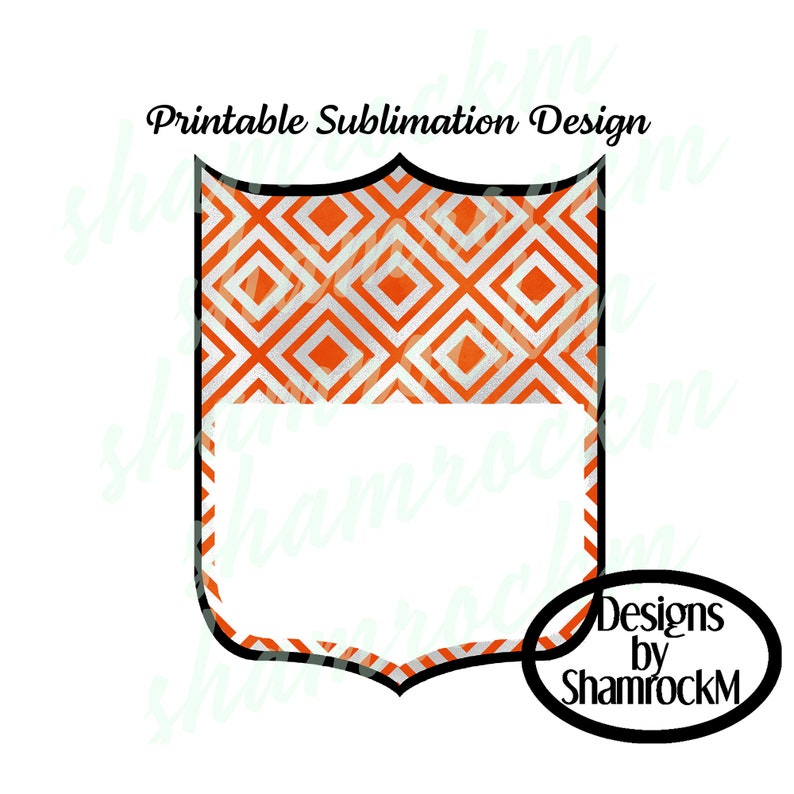 Printable Sublimation Design Back Number Orange and Silver - Etsy