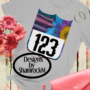 Printable Sublimation Design | Back Number Watercolors and Blue ...