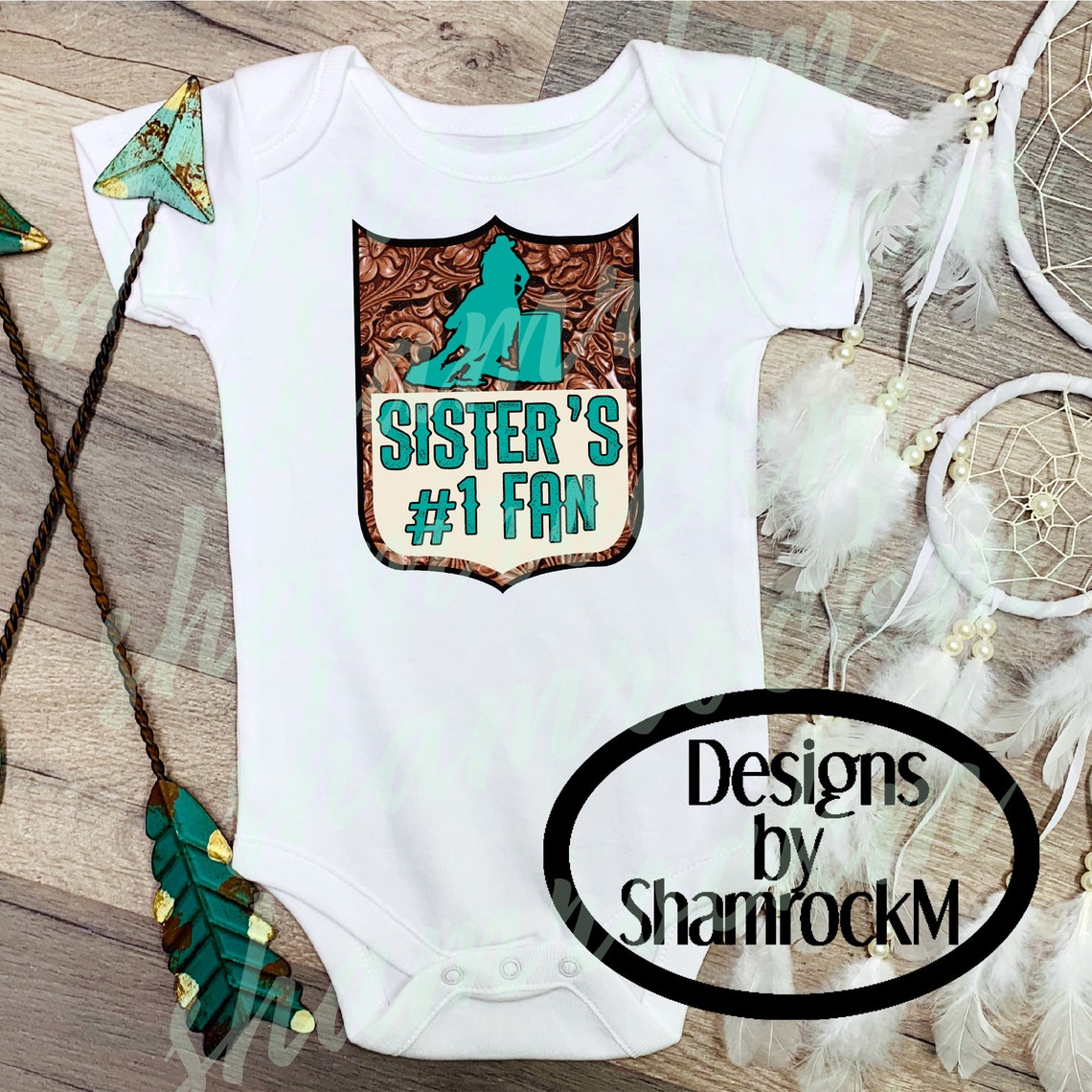 Printable Sublimation Design | Sister's #1 Fan | Back Number | Barrel ...