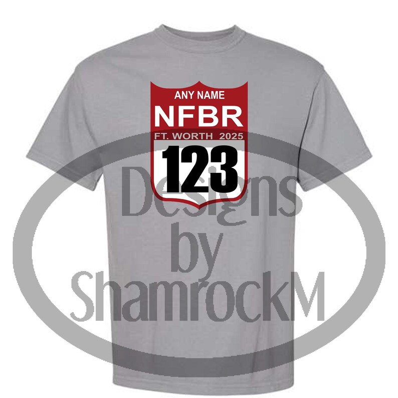 Printable Sublimation Design, Rodeo Back Number NFBR, 2png Images, 2 ...