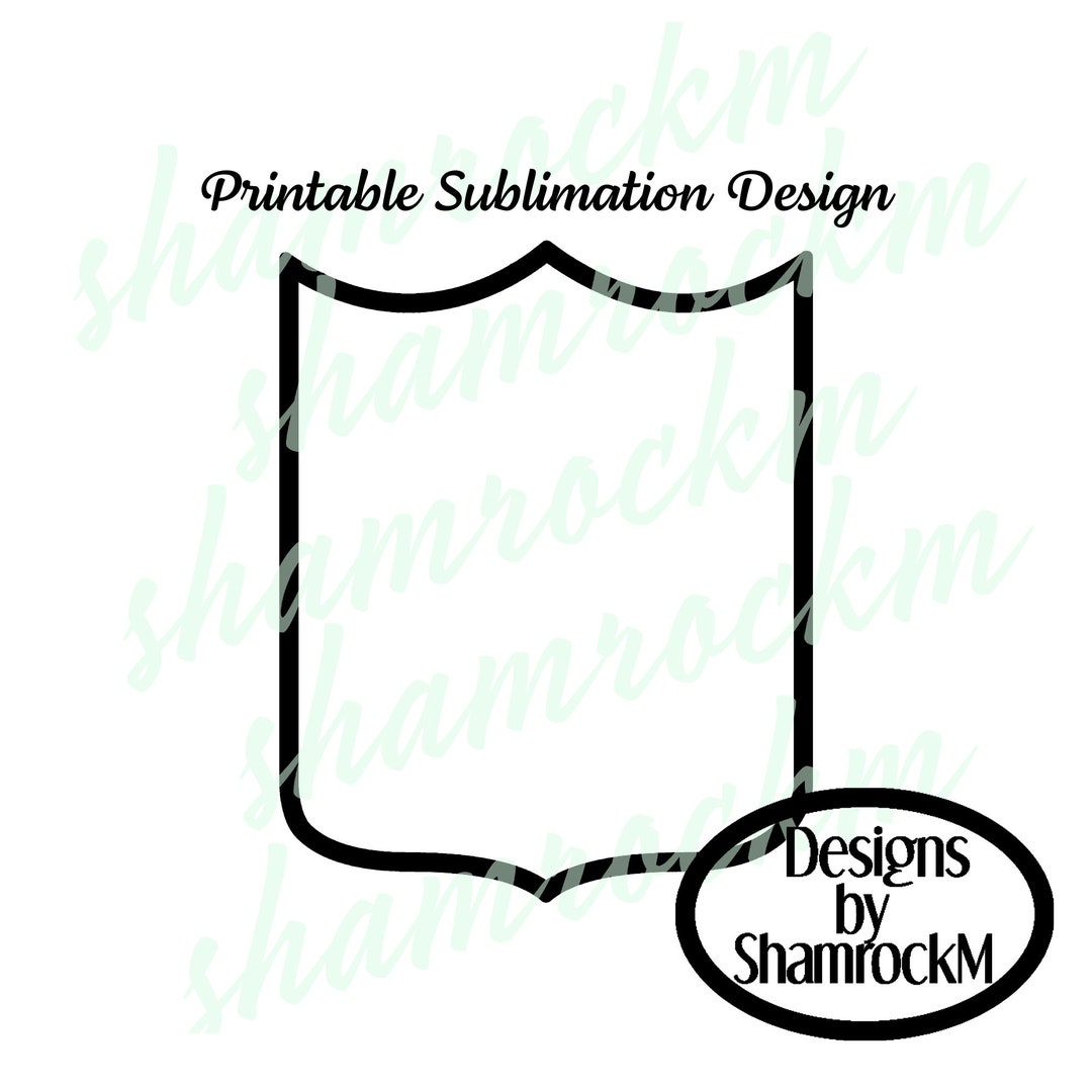Printable Sublimation Design | Back Number Outline | Outline ONLY | Png ...
