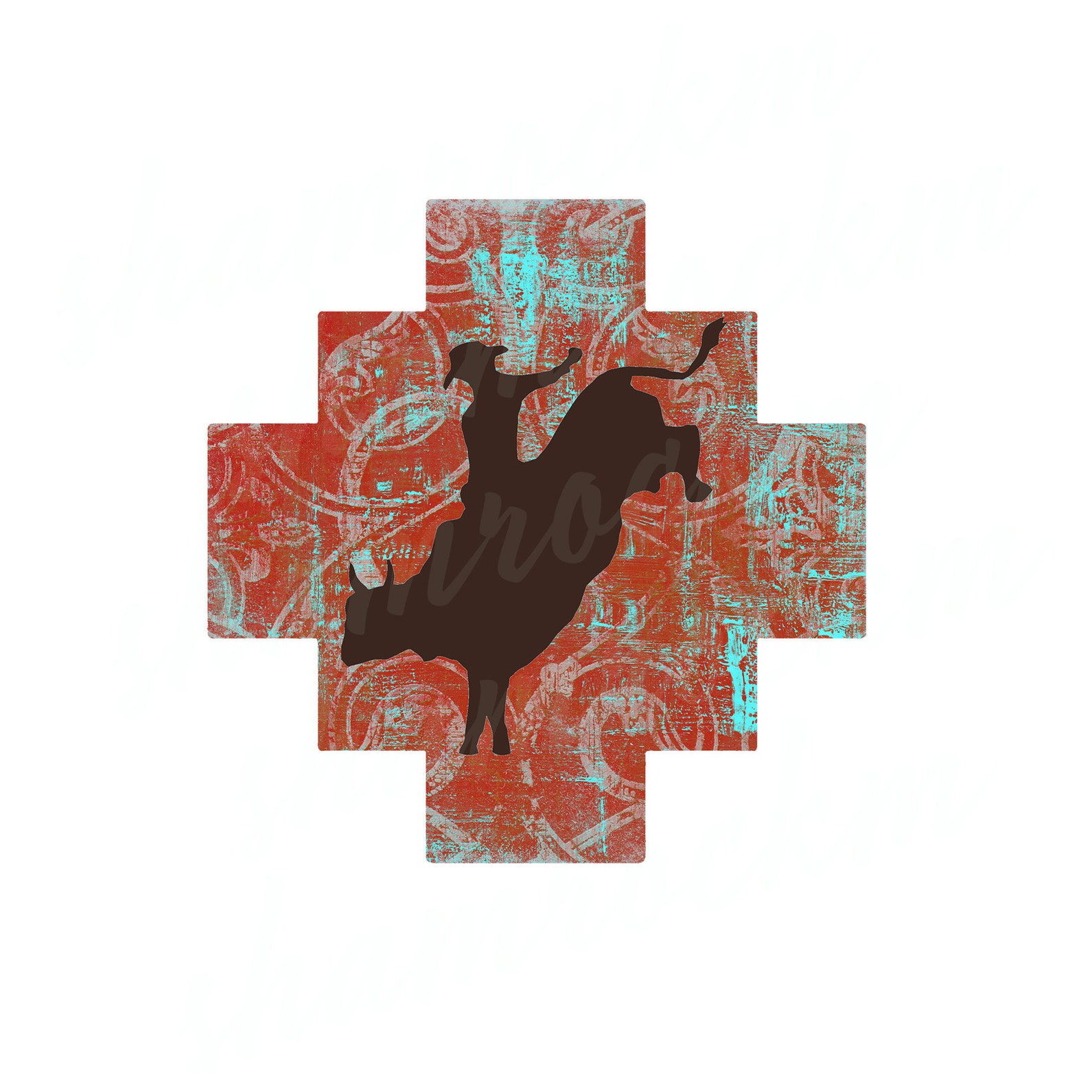 Retro Bull Rider, Png Images With Transparent Background, High ...