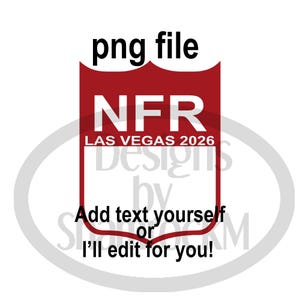 Printable Sublimation Design, Rodeo Back Number NFR, Png Images With ...