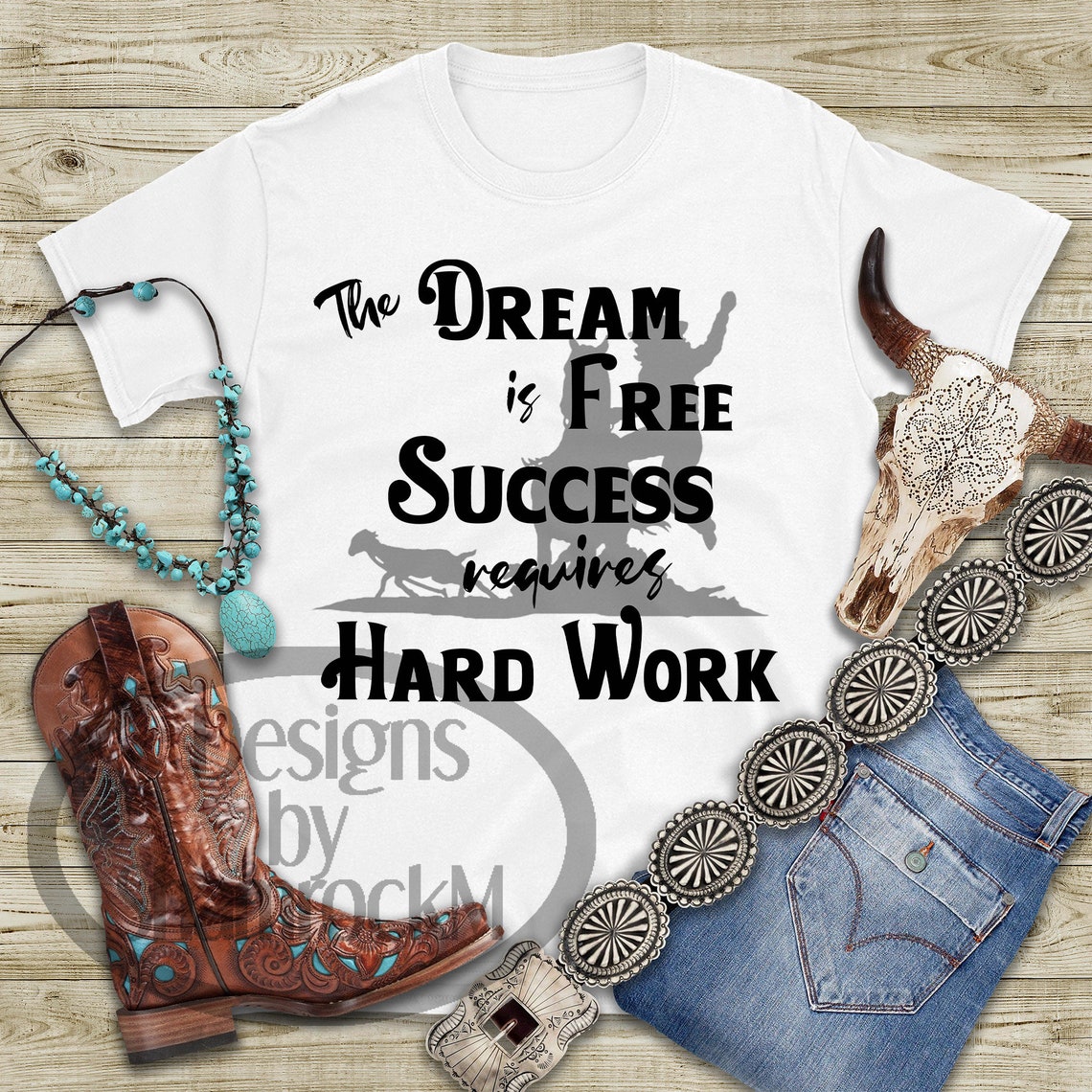 Printable Sublimation Design | Dream is Free Success Requires Hard Work ...