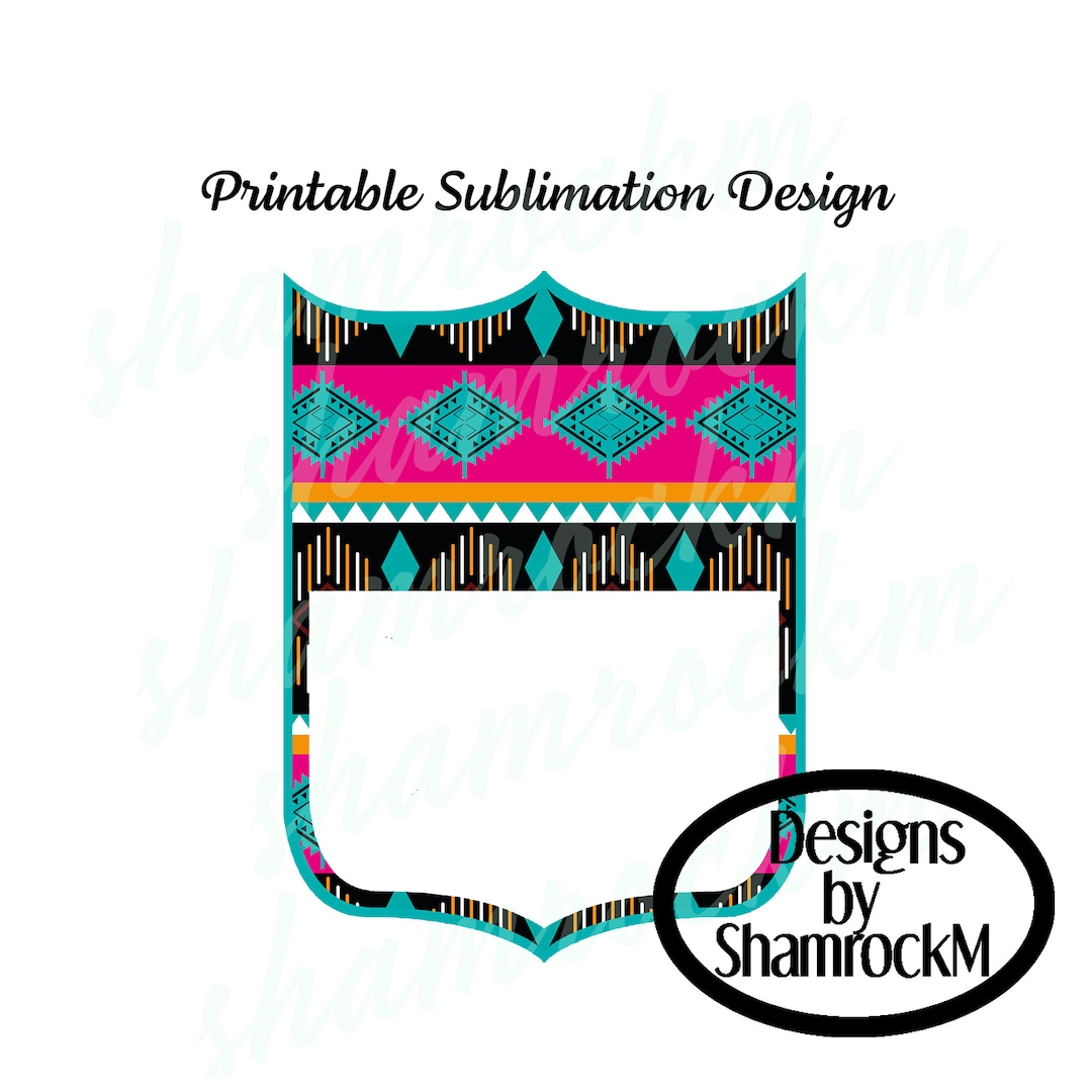 Printable Sublimation Design | Back Number Aztec 15 | Png Image With ...